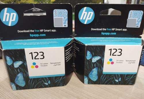 Картридж hp 123 новые