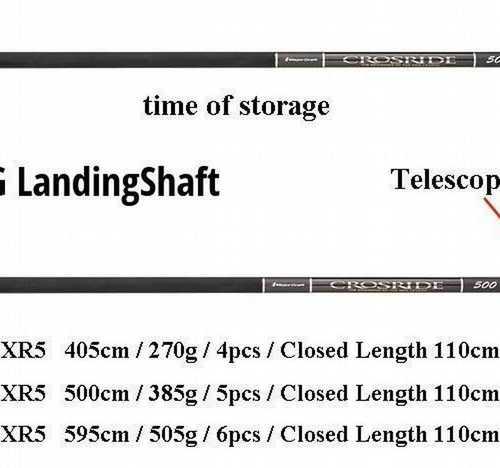Major Craft crosride XR5G Landing Shaft LS-500XR5