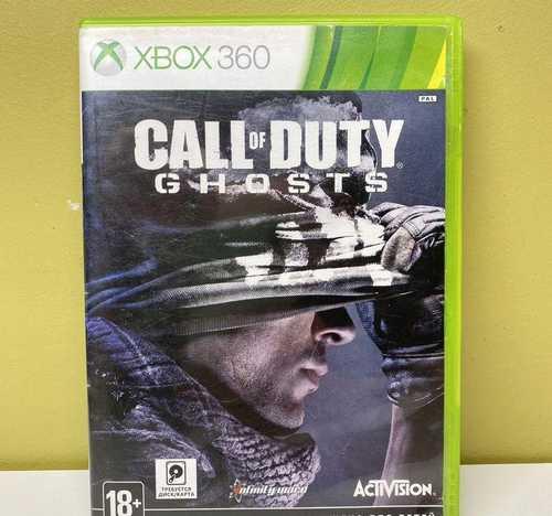Диск Xbox 360 "Call Of Duty: Ghosts"