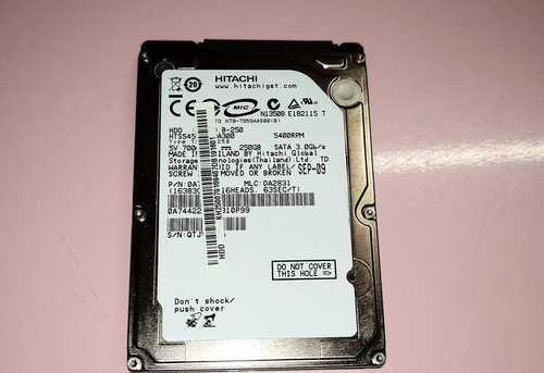 HDD Hitachi HTS545025B9A300 250Gb