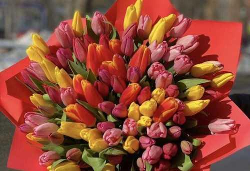 Цветы тюльпаны букеты доставка