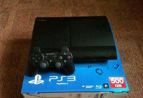 Playstation 3 SS 500gb. Прошита. Игры. Гарантия