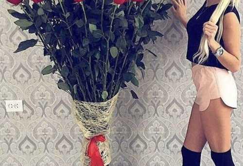Цветы. Розы Гиганты. Ставрополь доставка. 101 роз