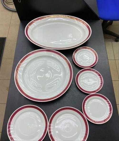 Посуда тарелки Кузнецова 19 век