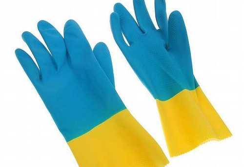 Перчатки для уборки bicolor M