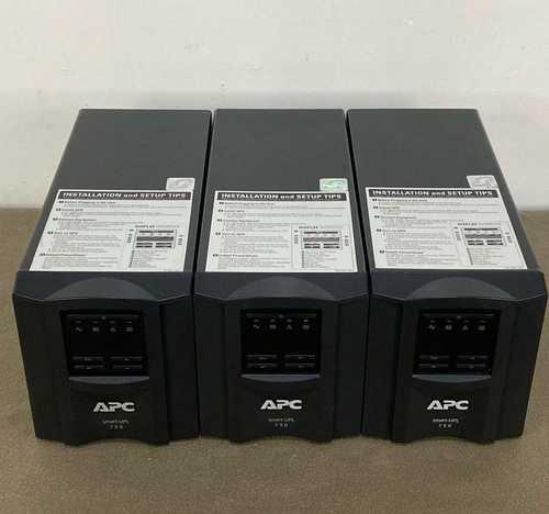 Ибп APC Smart-UPS SMT 750I с АКБ - 2 штуки