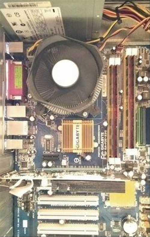 Компьютер intel Q9500 4 ядра 250г 8г gt-630 1г