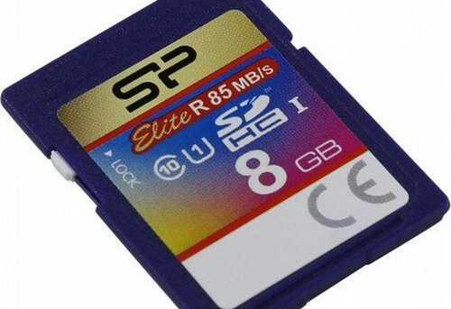 Карта памяти SecureDigital 8Gb Silicon Power Elite