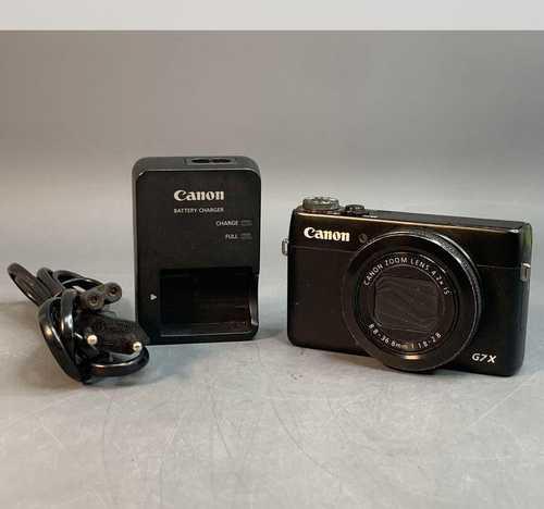 Canon PowerShot G7X едва заметный скол на экране