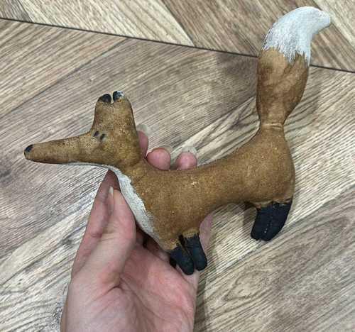 Игрушка ручной работы лиса