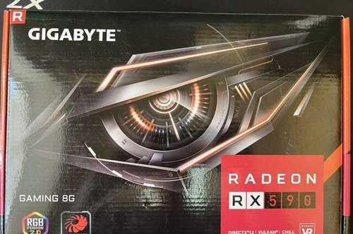 Видеокарта gigabyte RX590 8gb