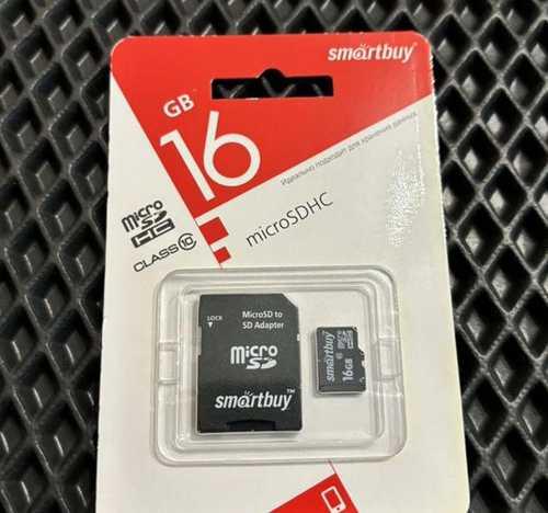 Карта памяти microsd 16