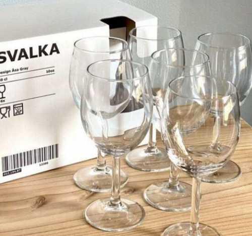 Набор бокалов IKEA svalka Икеа 6 шт