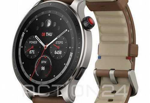 Умные часы Amazfit GTR 4 Vintage Brown Leather