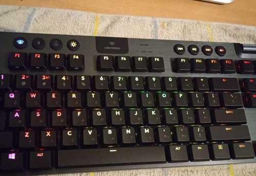 Новая игровая клавиатура Logitech G913 TKL