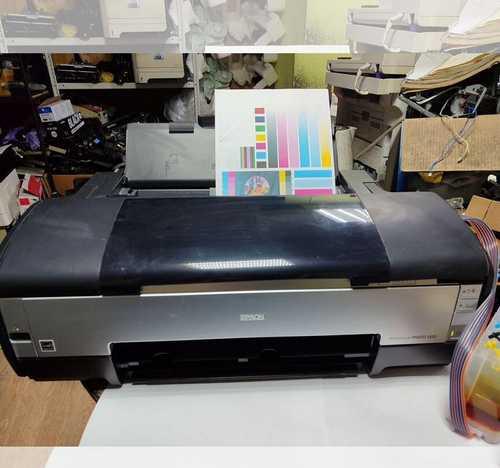 Цветной принтер Epson 1410 A3 пробег 7573стр