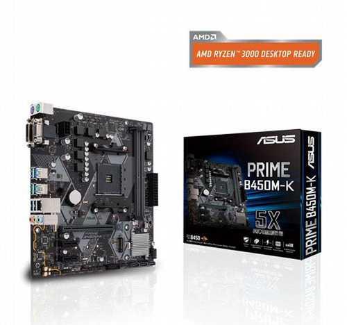 Материнская плата asus prime B450M-K