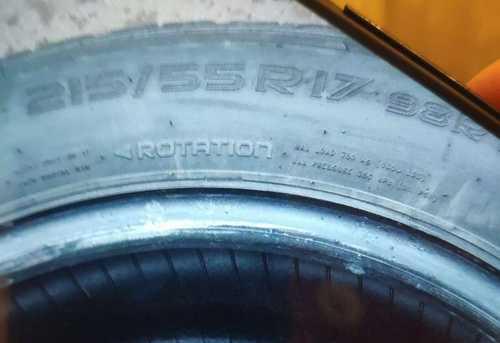 R17 Goodyear Aquatred 215/55, PCD 5x118 DIA 52.5