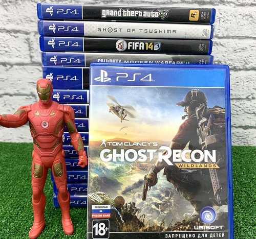 Диск Tom clancy wildlands ps4/ps5