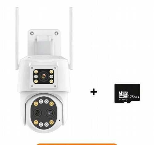 Уличная камера от симки 4g 4k на 128 гб