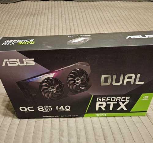 Коробка от видеокарта Asus geforce rtx 3070