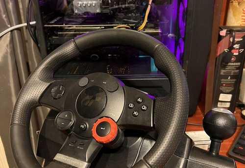 Игровой руль logitech driving force gt