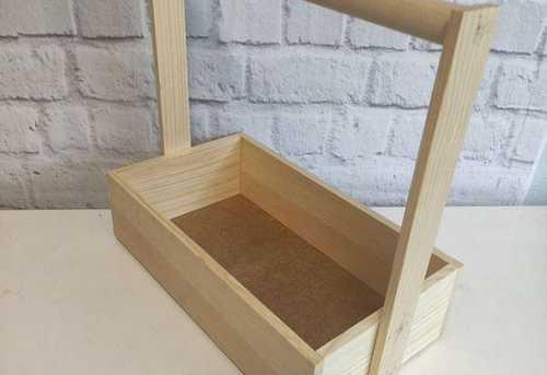 Ящик деревянный подарочный