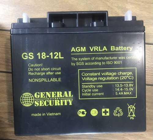 Аккумулятор GS 18-12