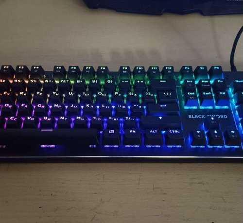 Игровая клавиатура Dexp Black Sword RGB