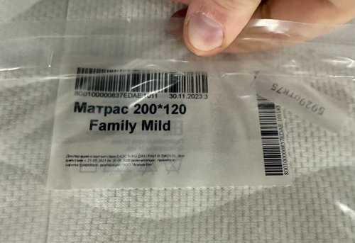 Матрас 200*120 Family mild (аскона)
