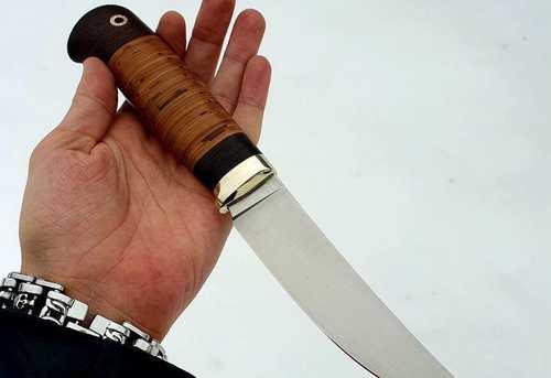 Нож охотничий ручной работы сталь elmax
