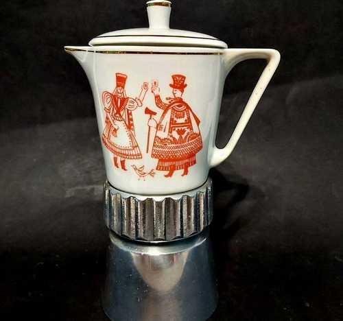 Кофеварка, гейзерная, Венгрия, винтаж