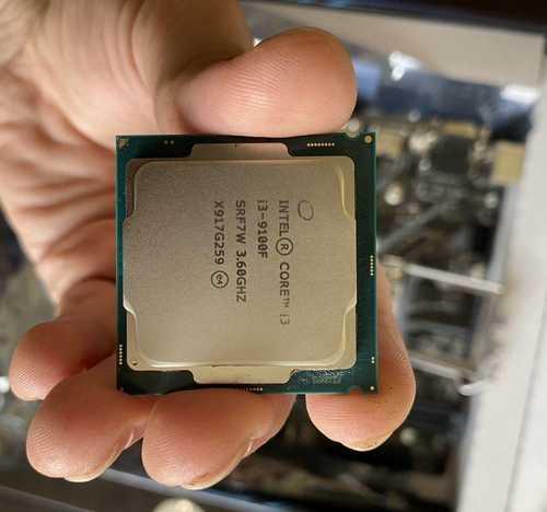 Процессор intel core i3 9100f 3.60Ghz