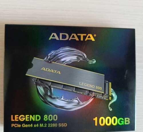SSD накопитель 1000 Gb A-Data Legend 800 новый
