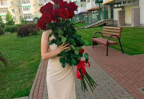 Цветы высокие розы