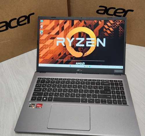 Новый Acer Ryzen 5 4-Ядра Ssd 15.6"