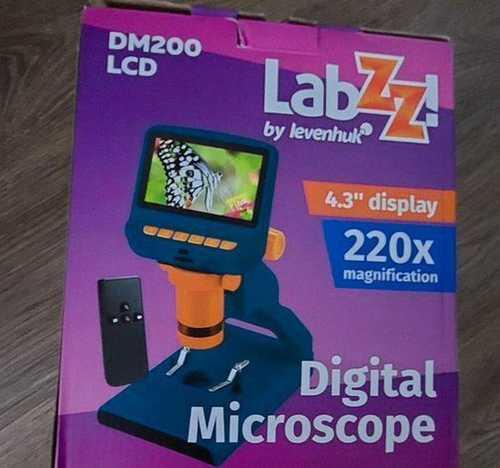 Цифровой микроскоп levenhuk labzz с dm200 lcd