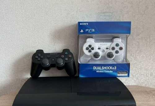 Sony PS3 super slim 500 Гб прошита много игр