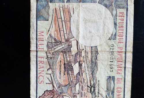Банкнота Конго, редкая, 1982 год