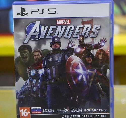 Мстители Marvel (PS5, Русская версия, бу)