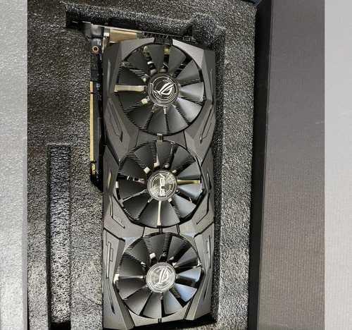 Видеокарта rx580 8gb asus strix gaming top