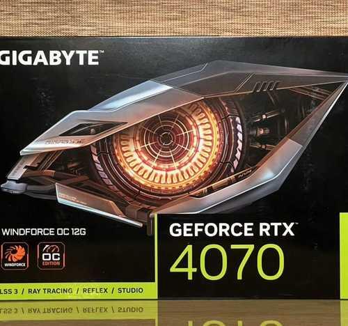 Rtx 4070 Gigabyte WindForce OC (Ситилинк, Новая)