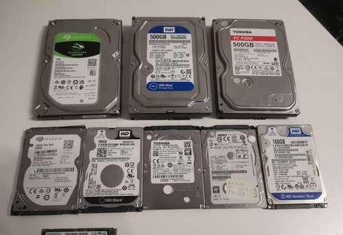 Отличные HDD 500Gb (для пк и ноутбуков)