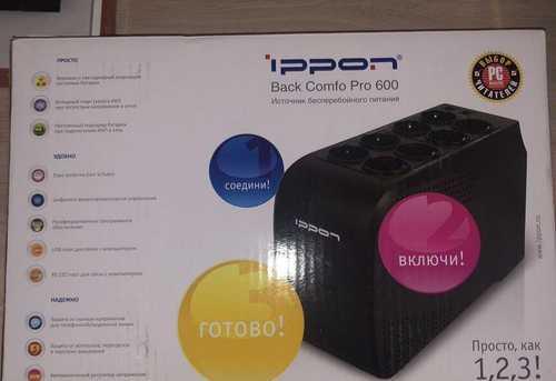 Новый ибп ippon back comfo pro 600