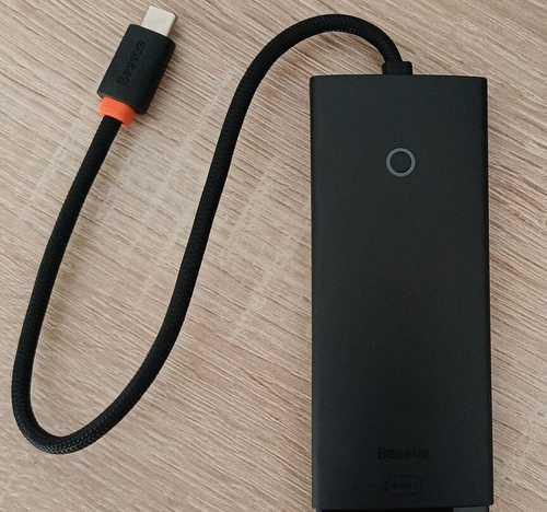 Baseus 4х портовый USB хаб, новый