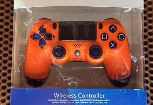 Новый геймпад PS4 Dualshock 4 v.2 Orange Sunset