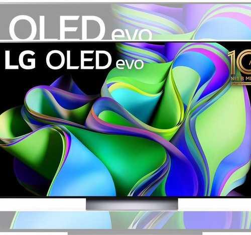 Телевизор LG oled55C3RLA.arub, серый