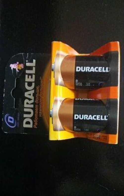 Батарейка Duracell D/LR20 2шт