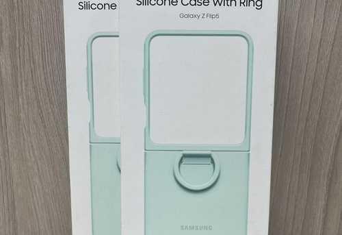 Чехол Silicon Case With Ring Samsung Z Flip 5