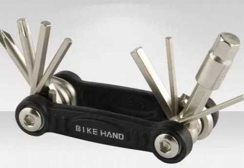 Шестигранник Bike Hand yс-286B складной, 8 предмет